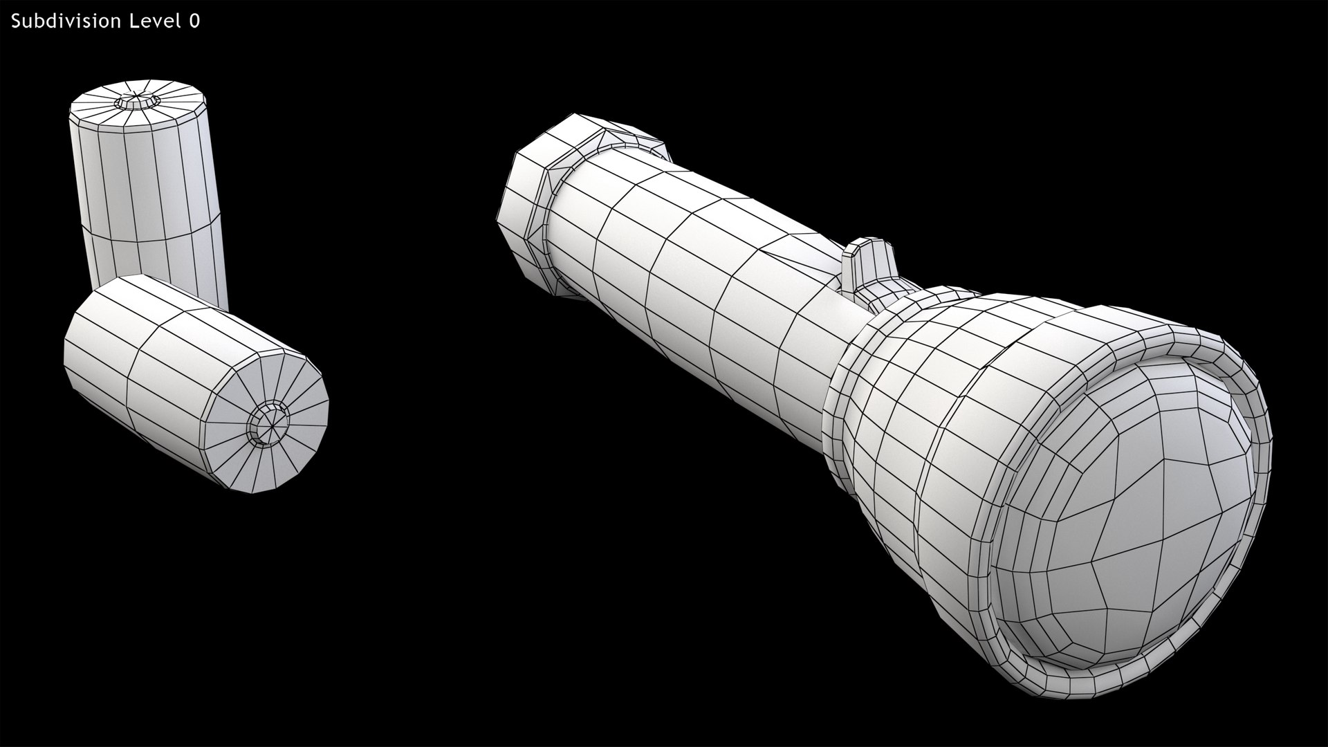 Stylized Flashlight 3D Model - TurboSquid 1808803