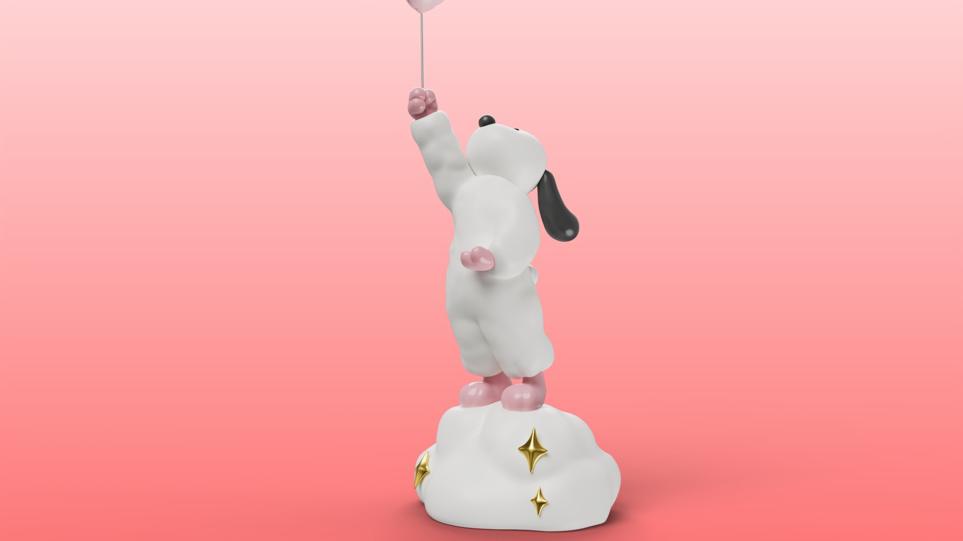 Haha Dog Ornament 3D - TurboSquid 2213826