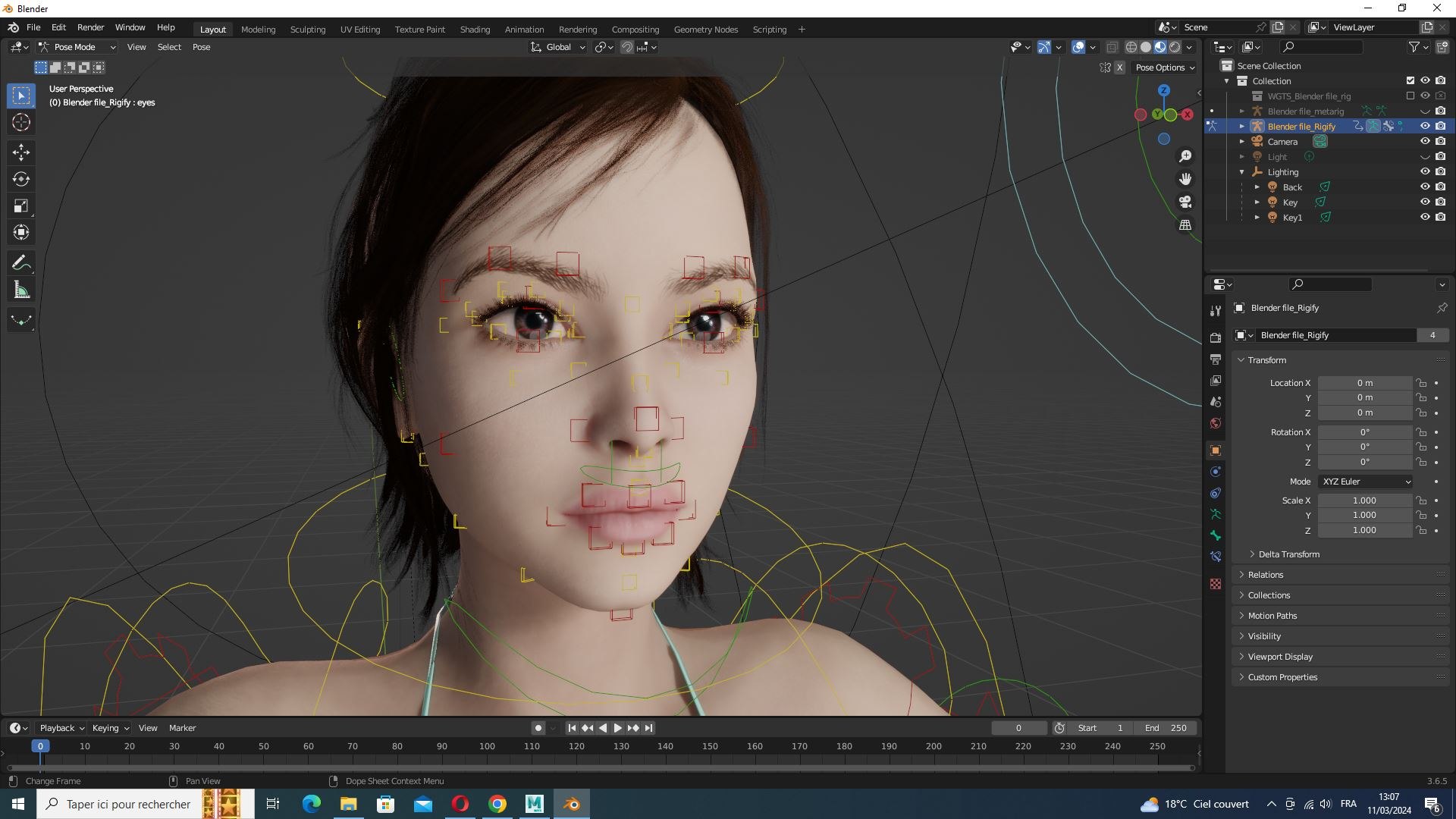 Lauren Realistic Girl In Bikini Advance Shader 3D Model - TurboSquid 2207820