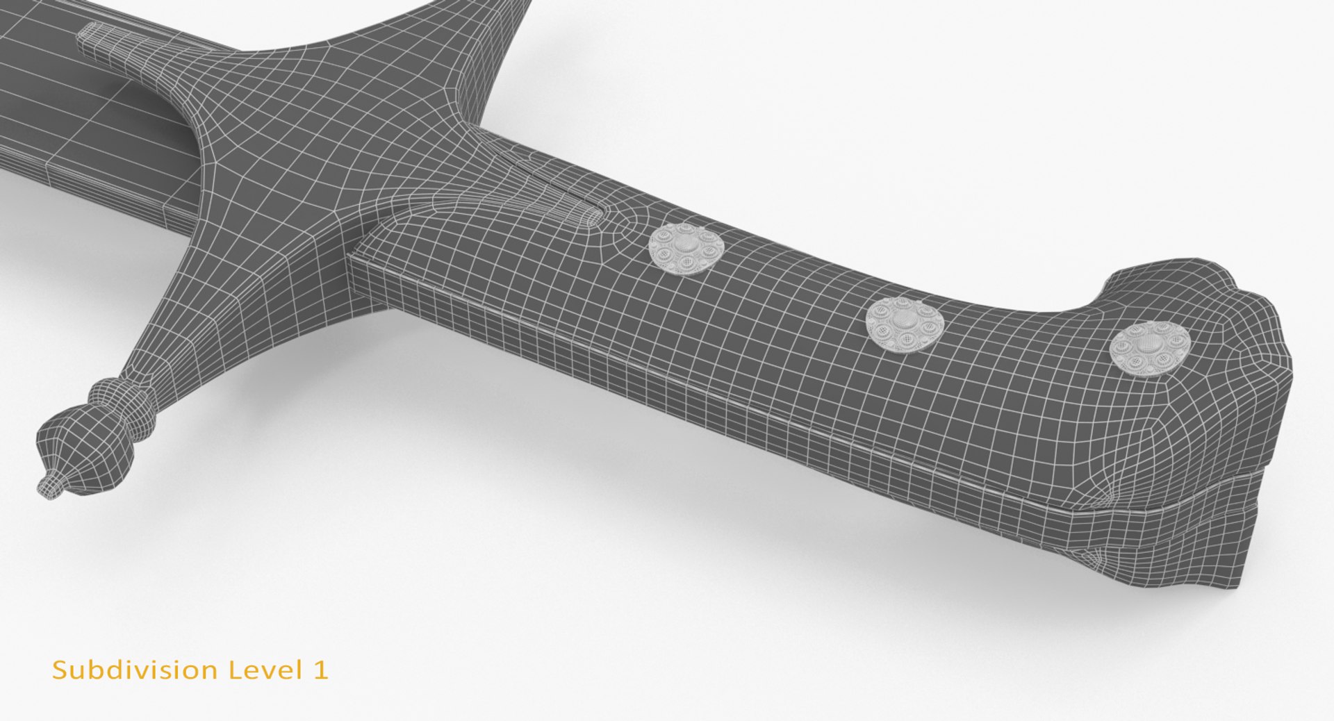 3D Ottoman Sword Model - TurboSquid 1304441