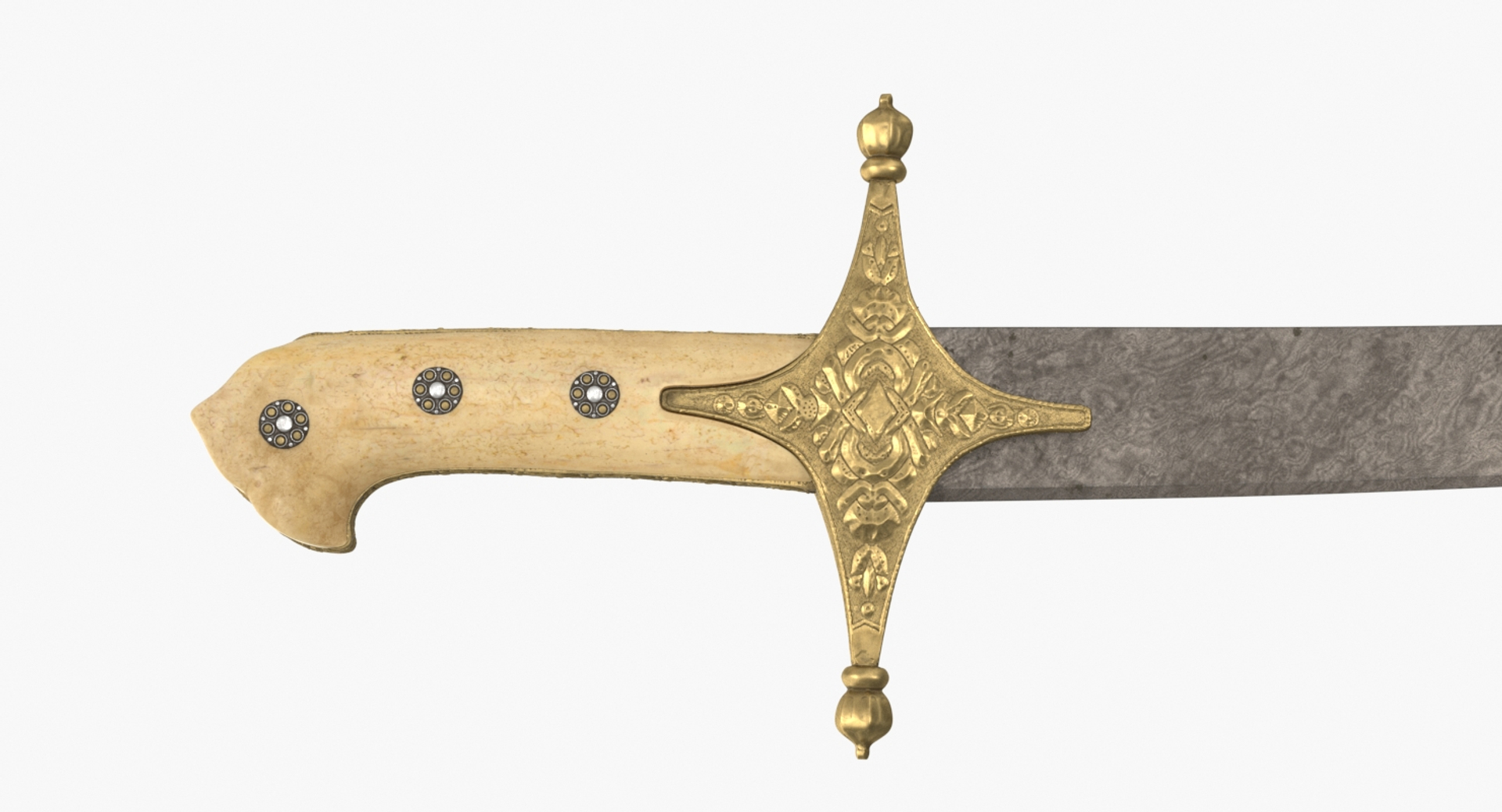 3D Ottoman Sword Model - TurboSquid 1304441