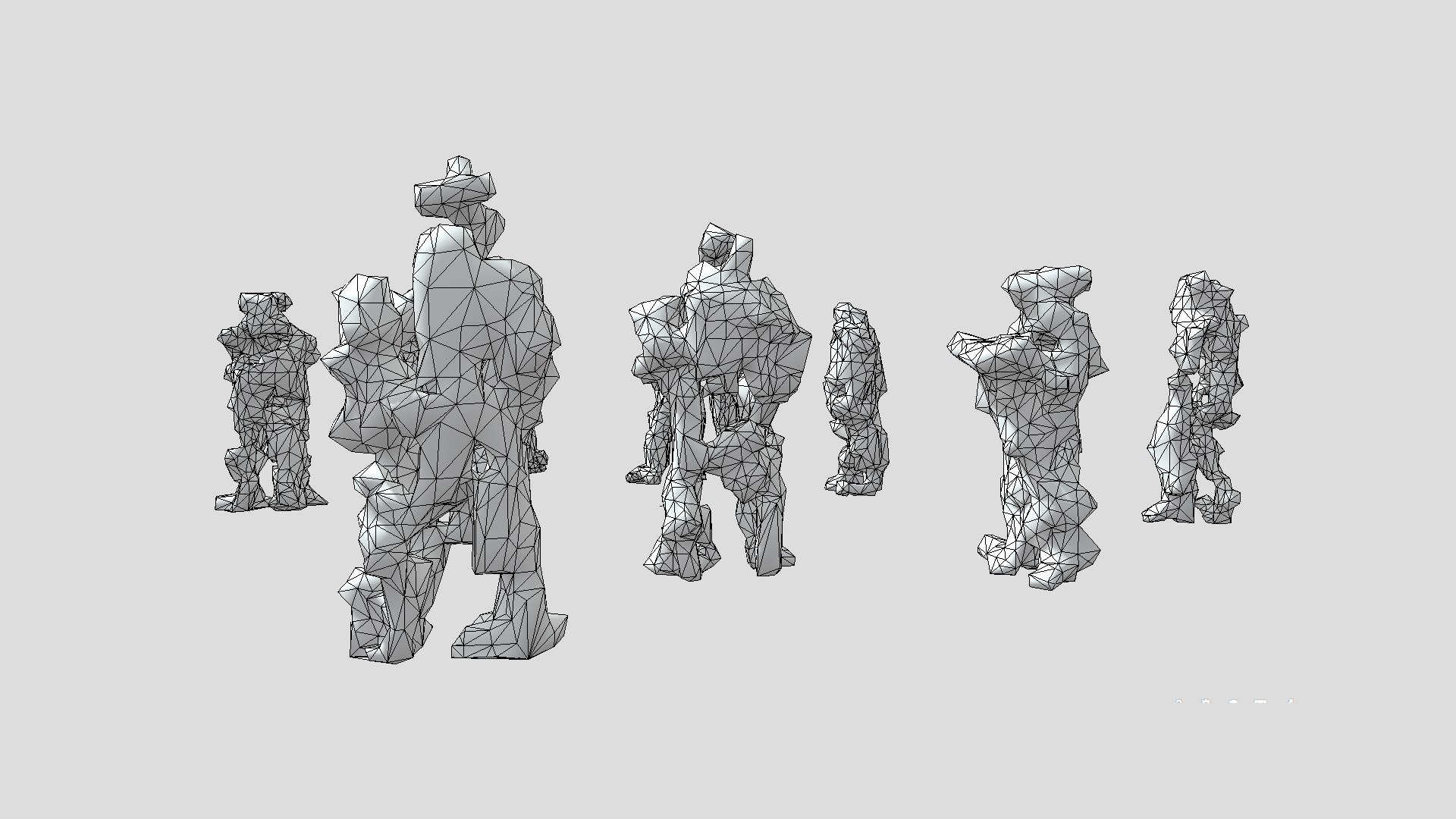 Crowd 3D Model - TurboSquid 1685455