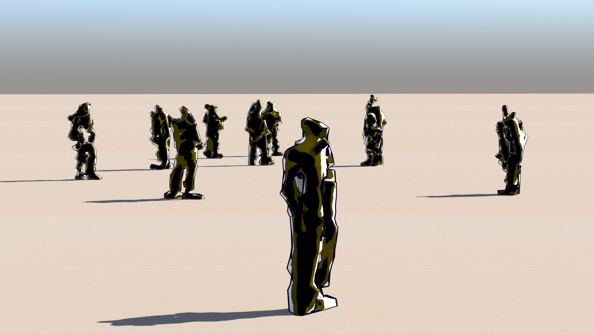 Crowd 3D Model - TurboSquid 1685455