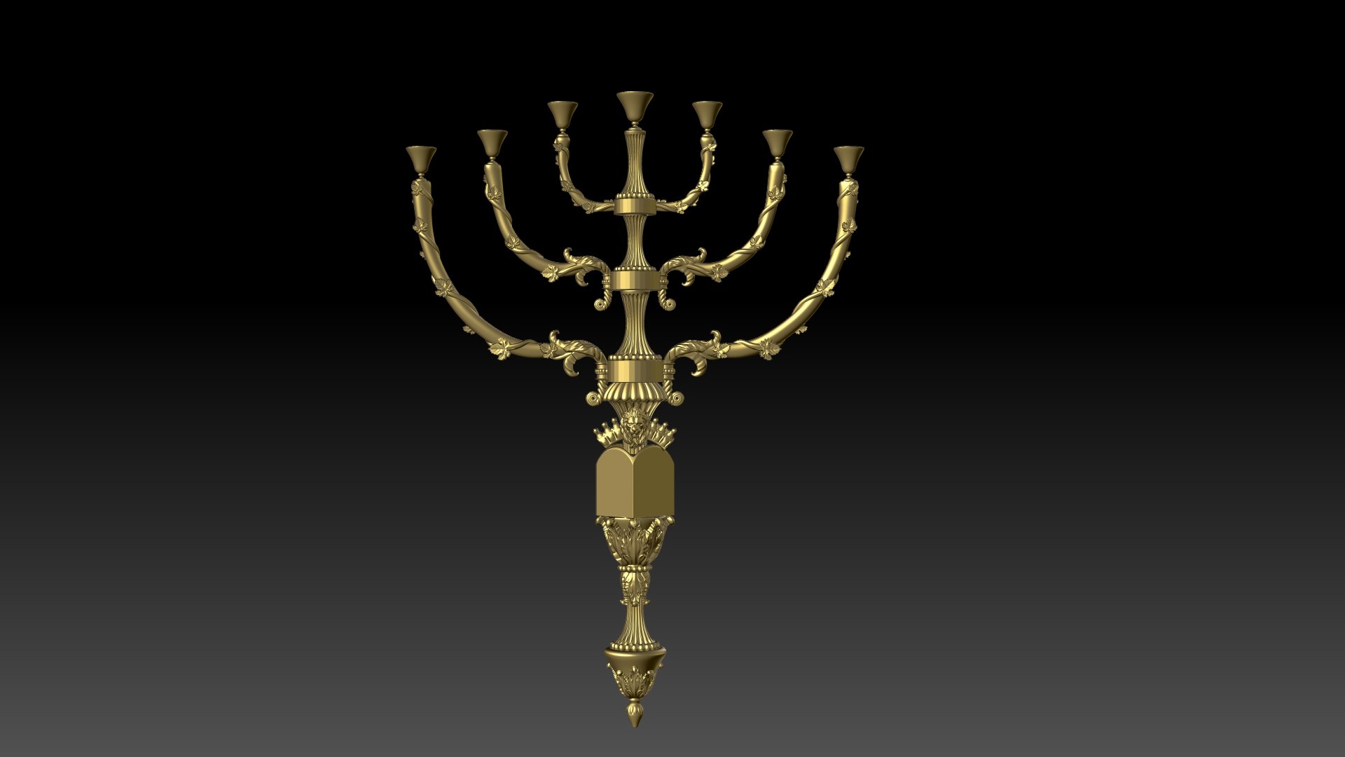 CANDEL HOLDER 3D MODEL FOR 3D PRINTING model - TurboSquid 2162235