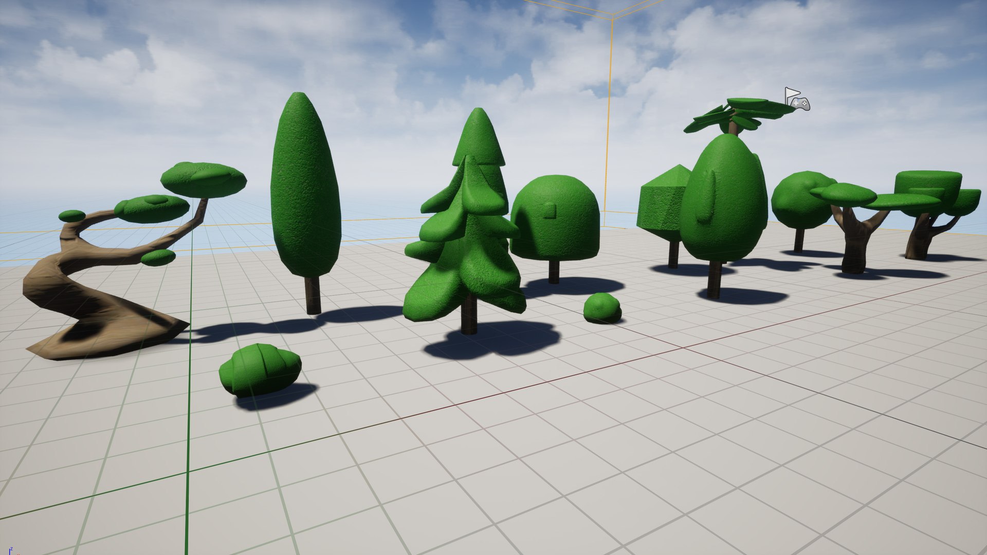 3D 3D Tree Models Stylized And Optimized For Game Development - TurboSquid 2281951