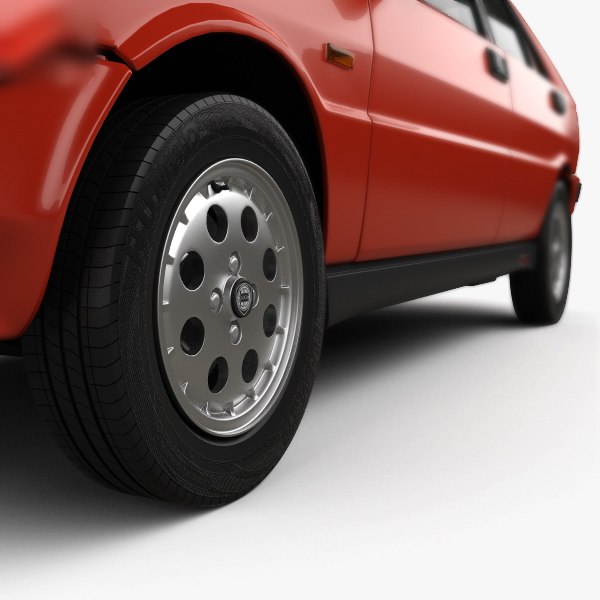 ランチアデルタHF 4WD（831）19863Dモデル - TurboSquid 1345456