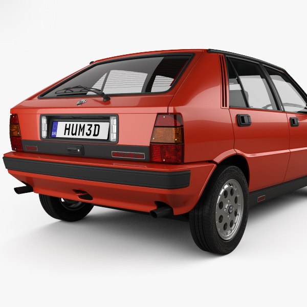 modelo 3d Lancia Delta HF 4WD (831) 1986 - TurboSquid 1345456