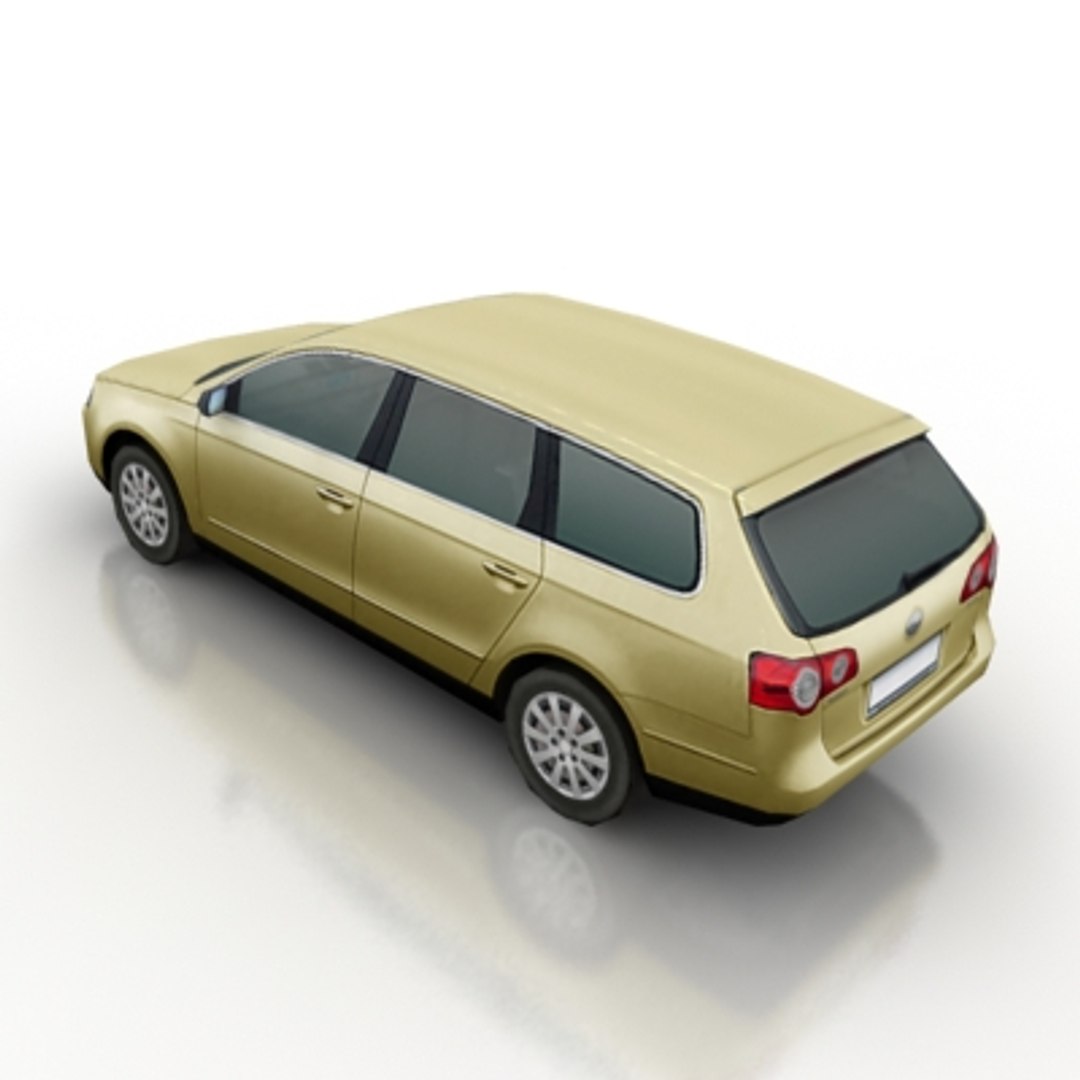 3d Model Station Wagon