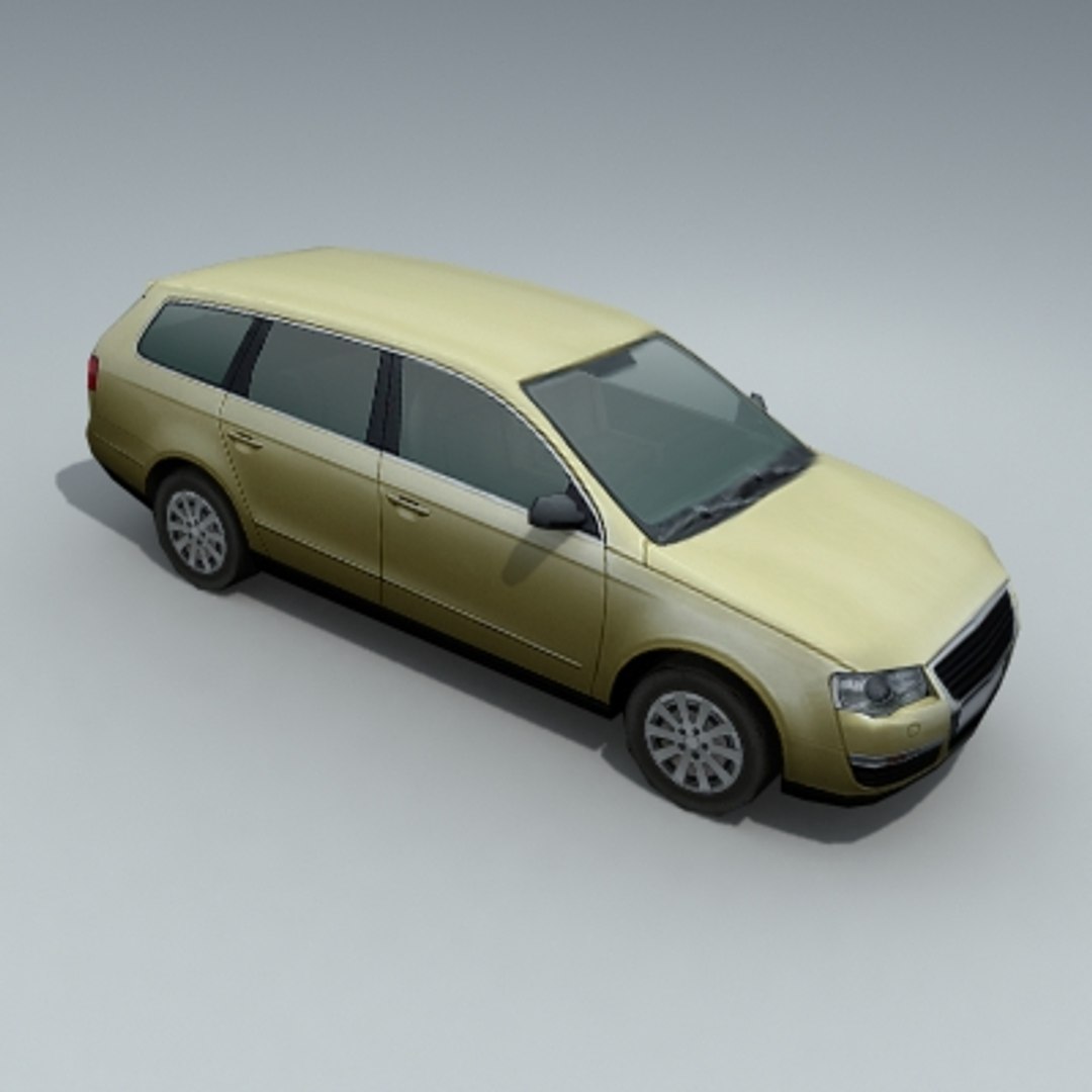 3d Model Station Wagon