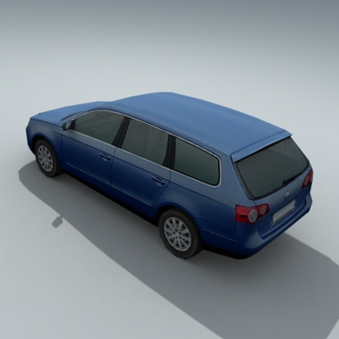3d Model Station Wagon