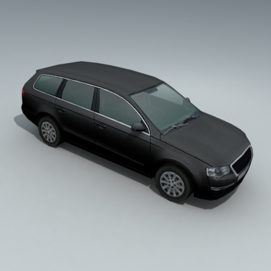 3d Model Station Wagon