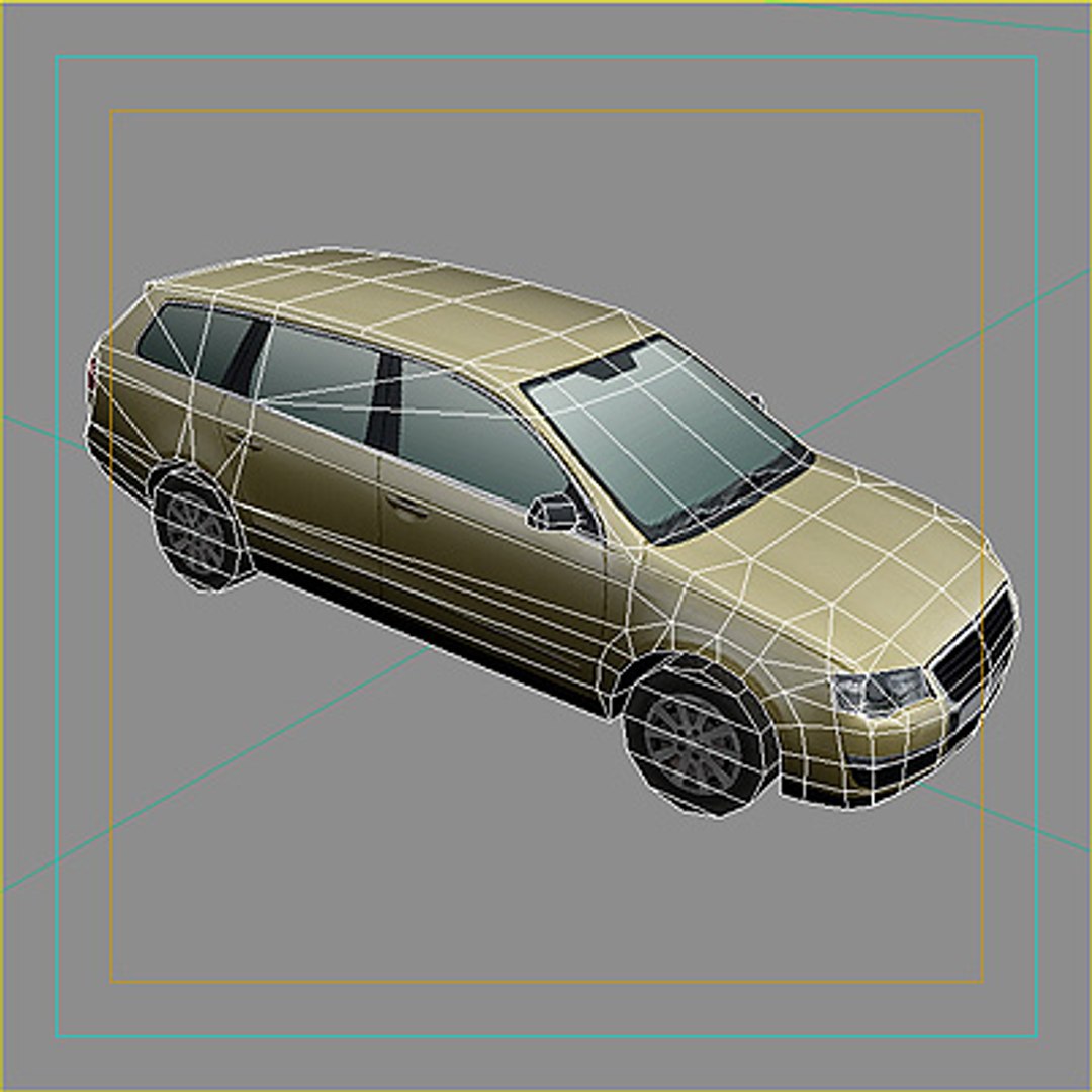 3d Model Station Wagon