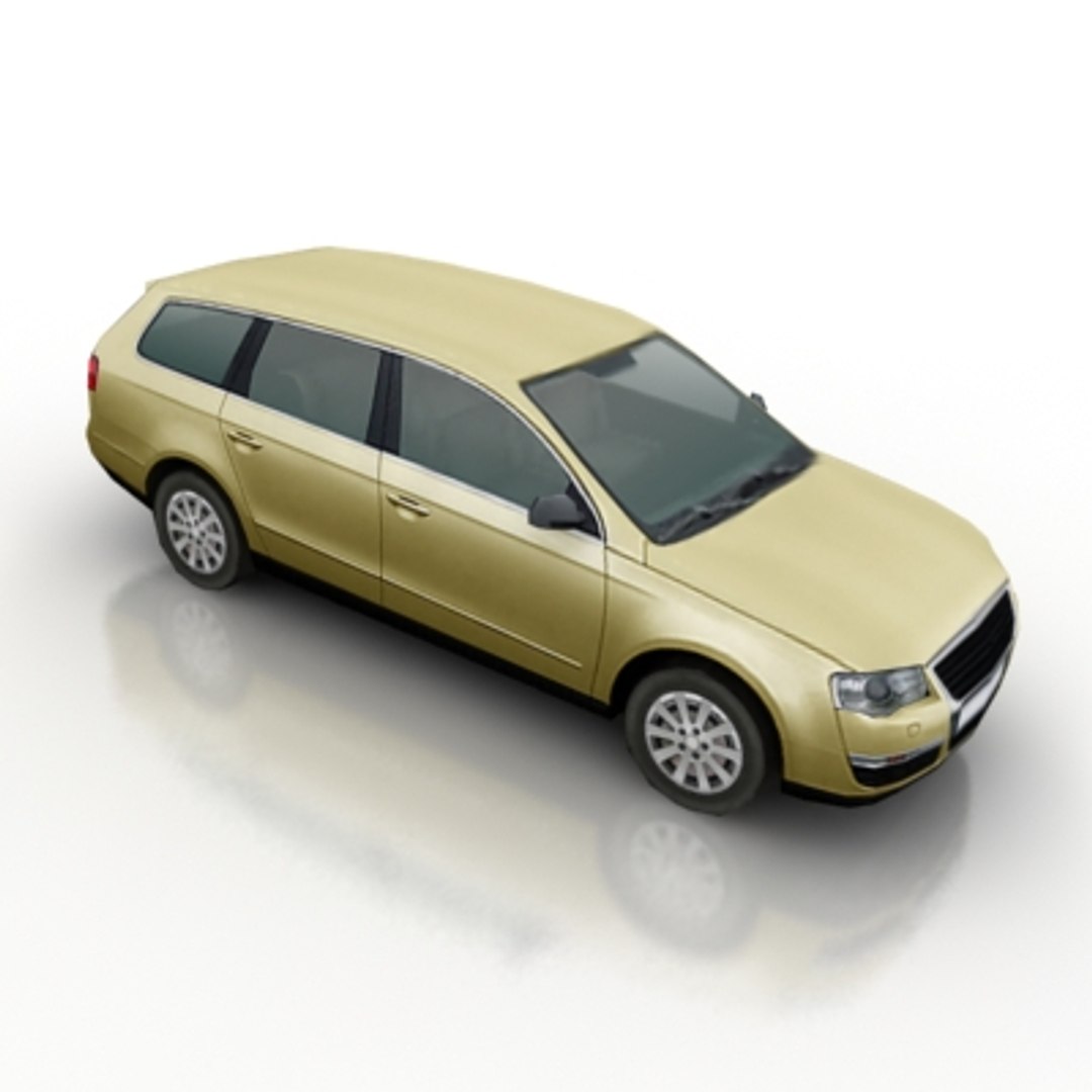 3d Model Station Wagon
