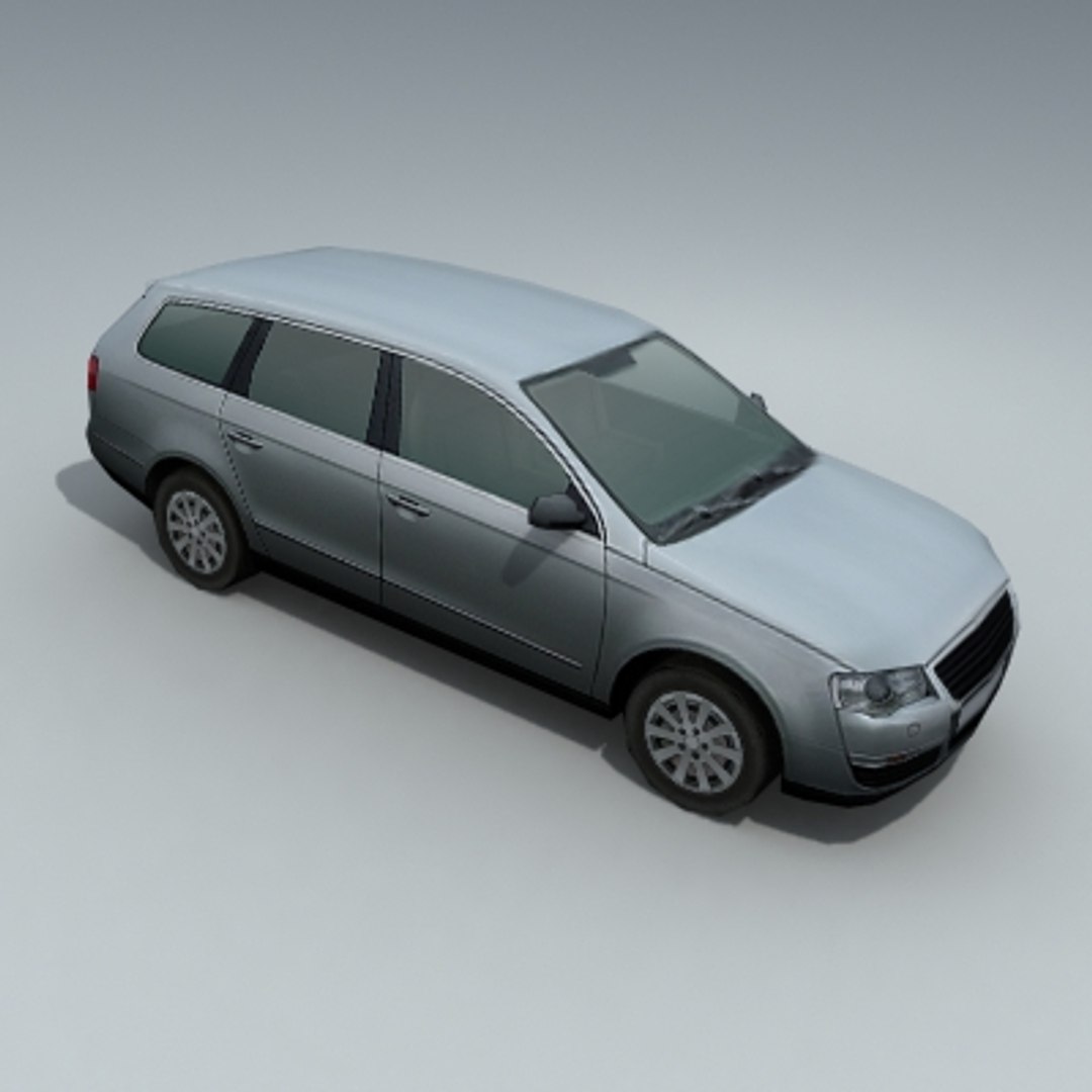 3d Model Station Wagon