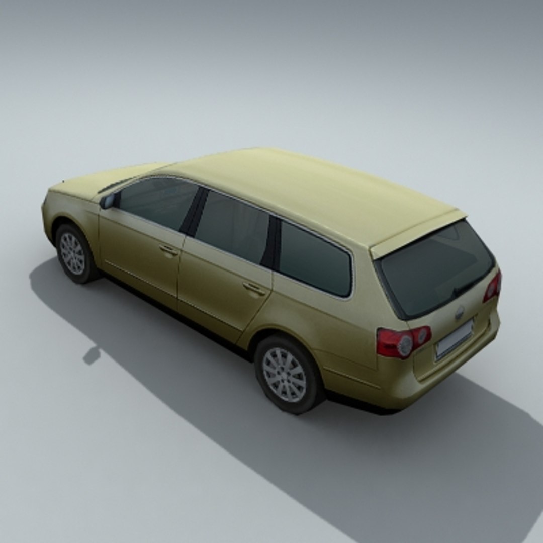 3d Model Station Wagon