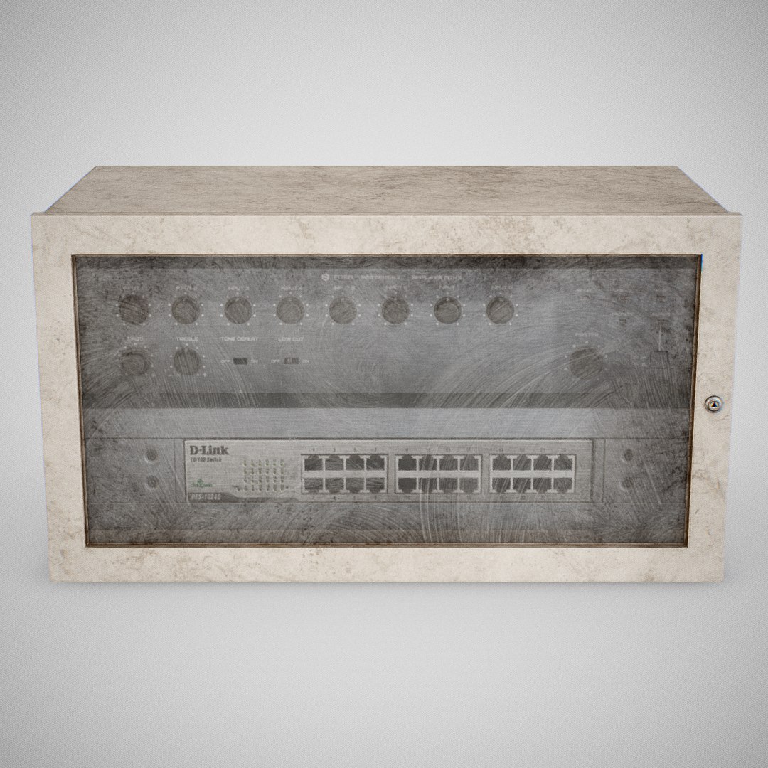 3D Box Network Router Model - TurboSquid 1419362