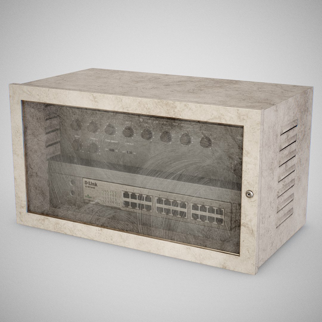 3D Box Network Router Model - TurboSquid 1419362