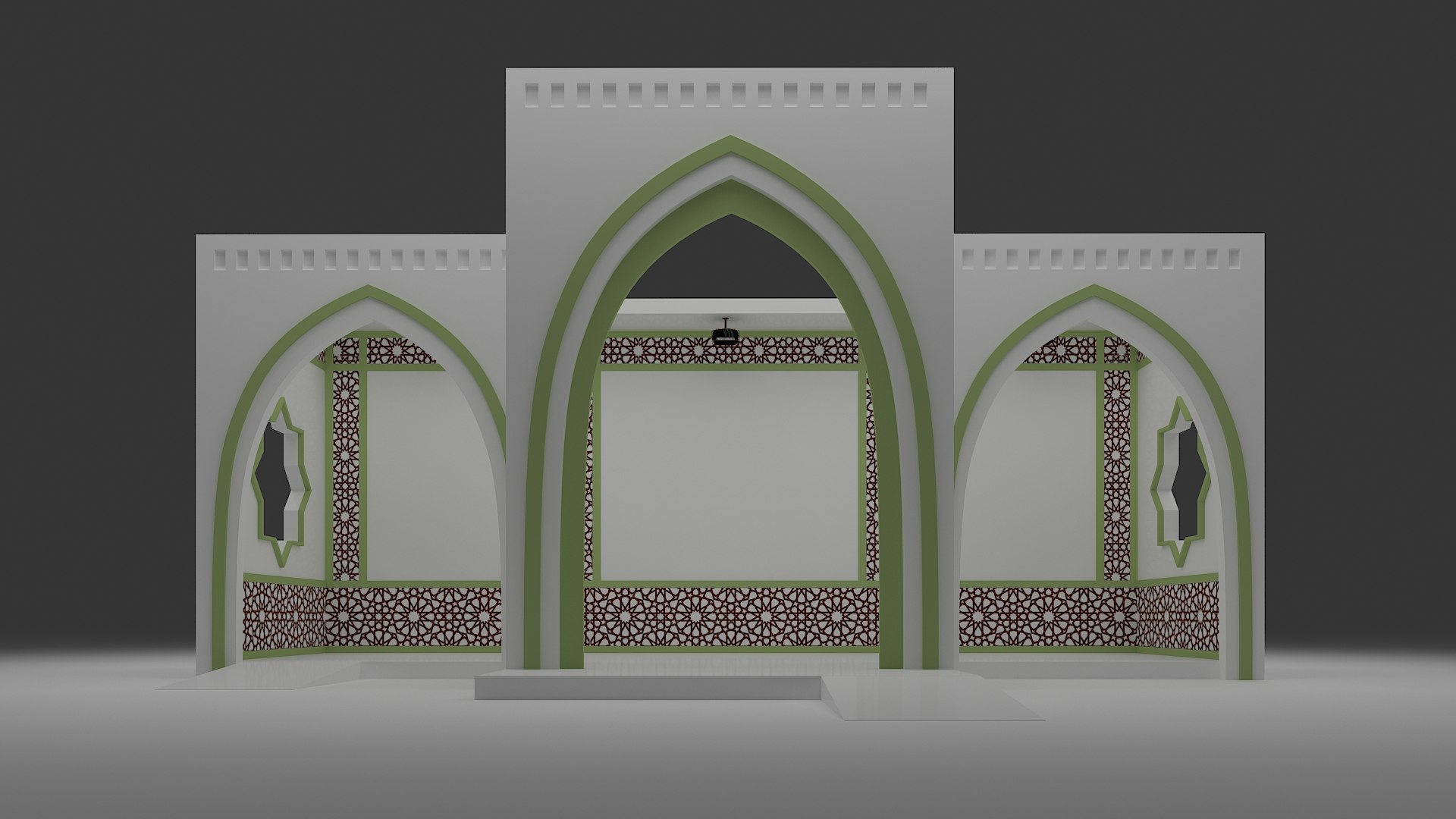 3D Islamic Booth - TurboSquid 1907092
