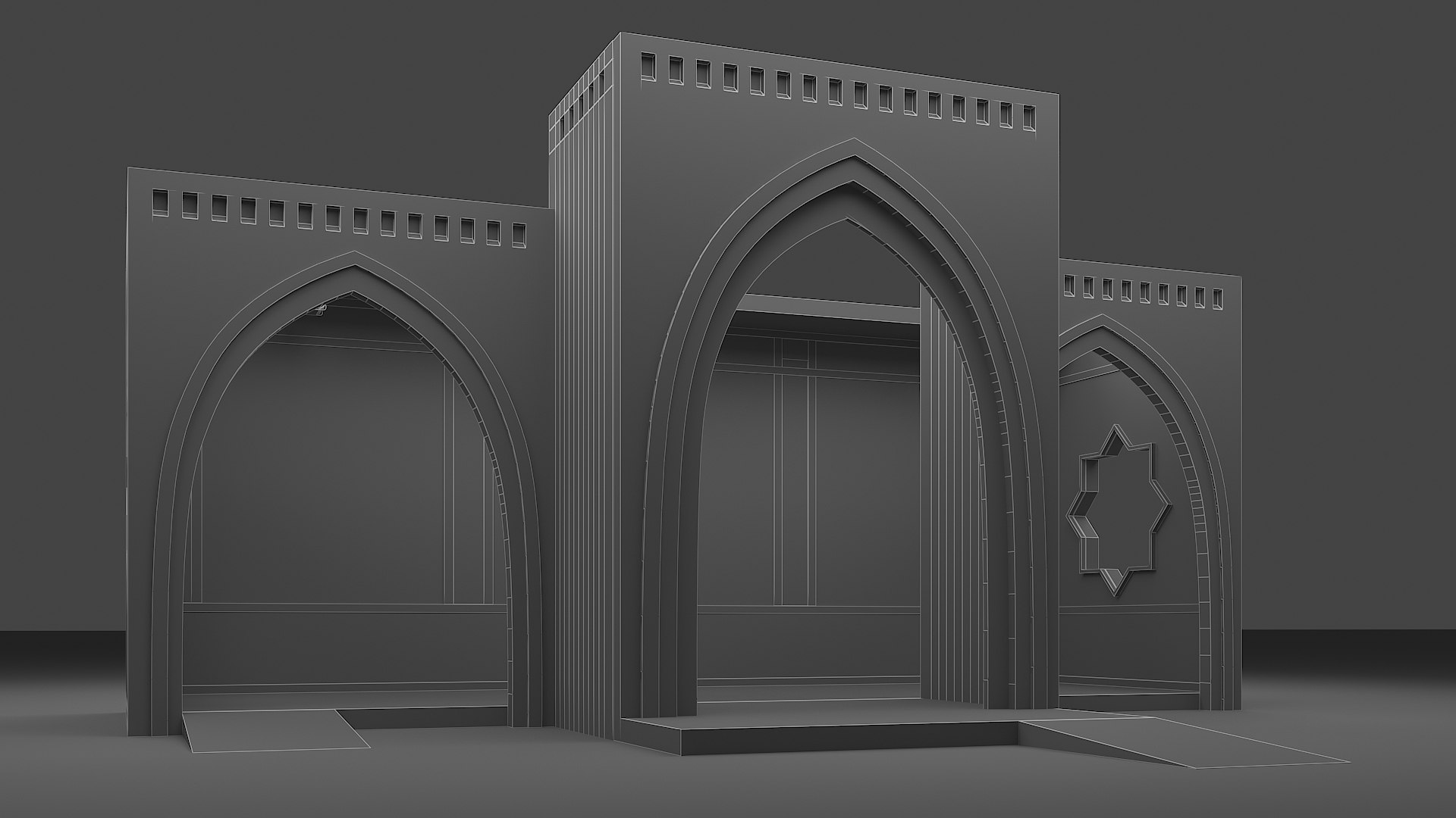 3D Islamic Booth - TurboSquid 1907092