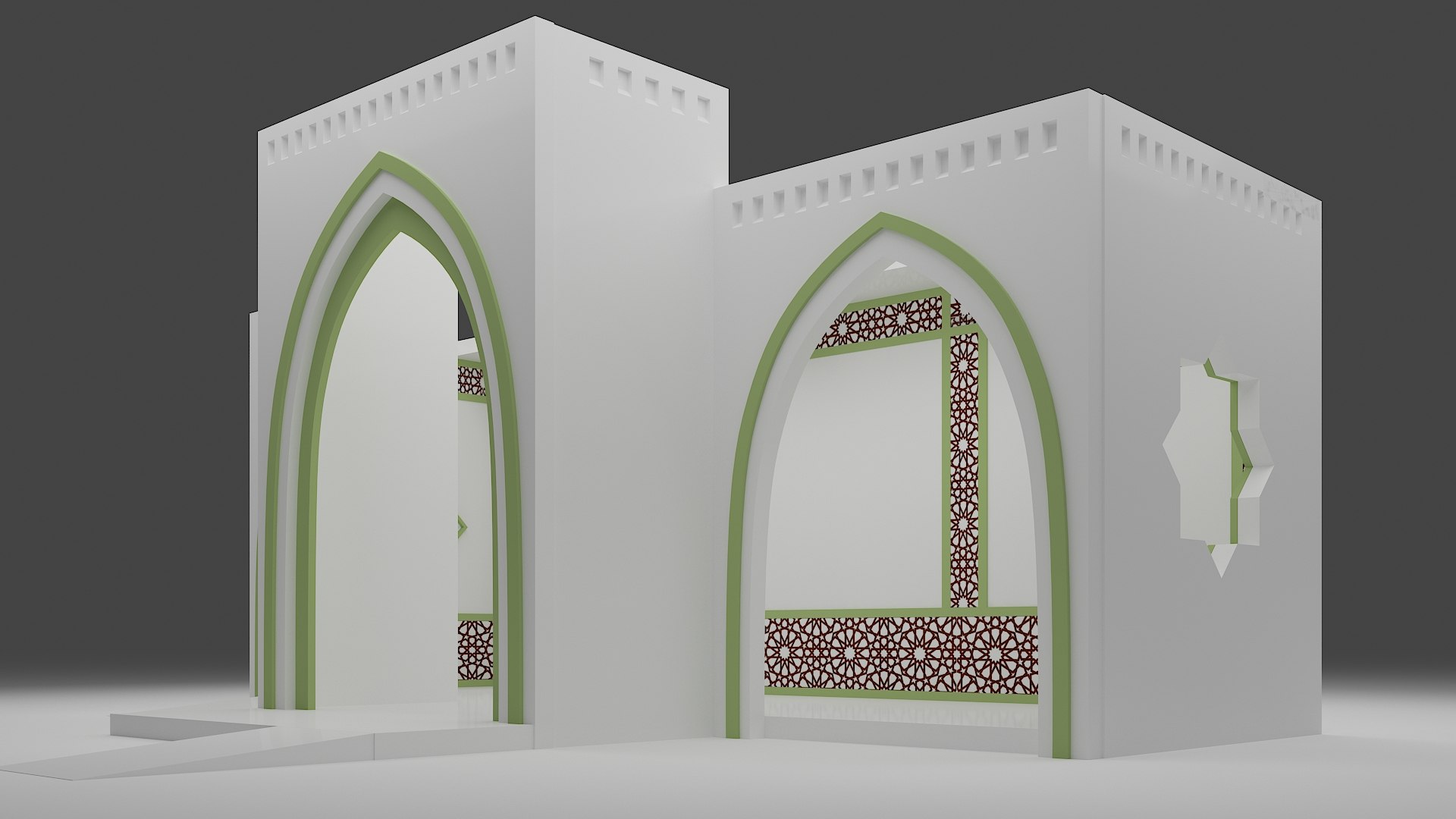 3D Islamic Booth - TurboSquid 1907092