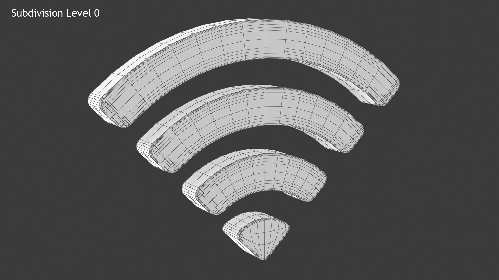 3D wifi symbol model - TurboSquid 1491780