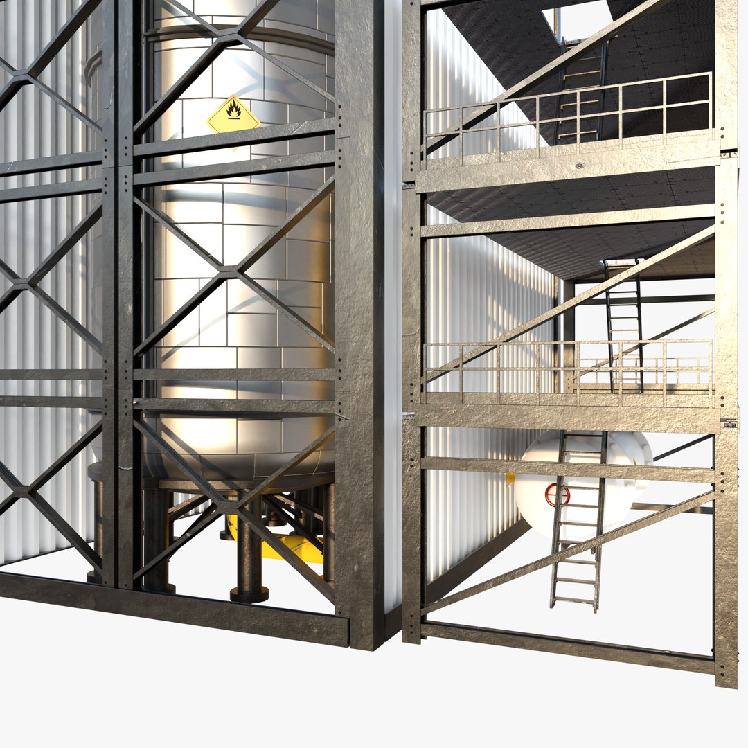 Gas Control Center 3D Model - TurboSquid 1690576