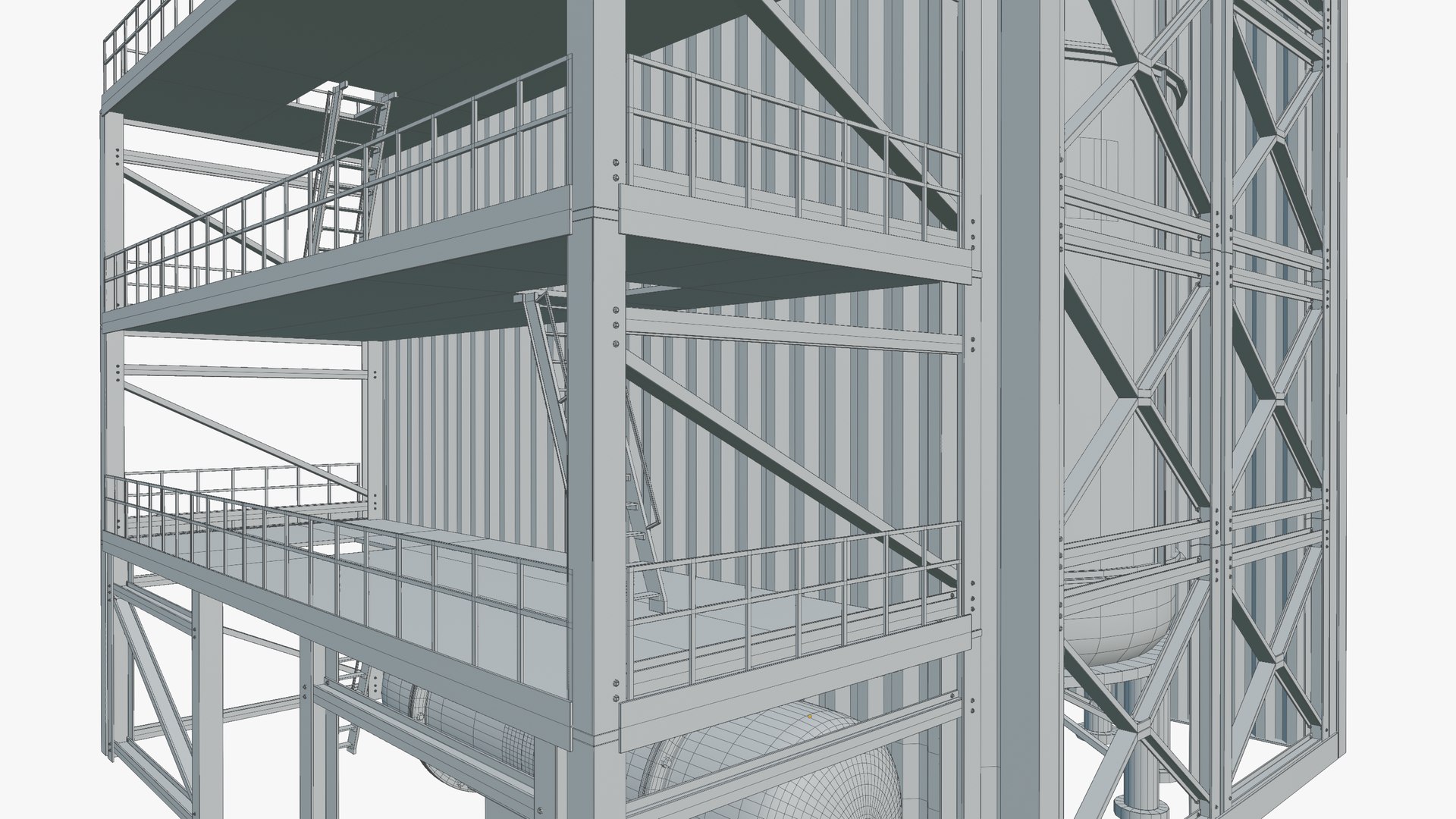 Gas Control Center 3D Model - TurboSquid 1690576