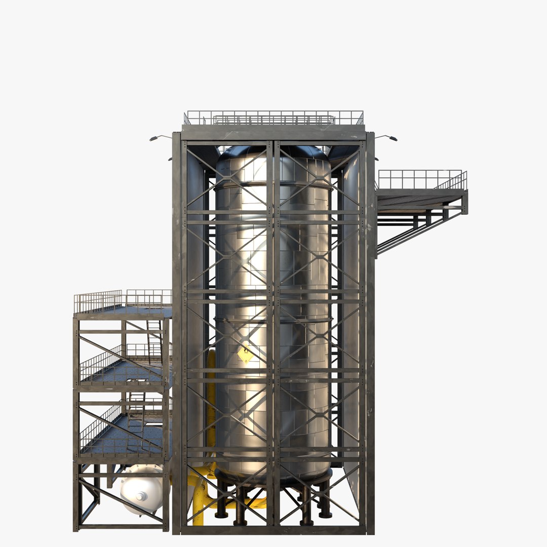 Gas Control Center 3D Model - TurboSquid 1690576