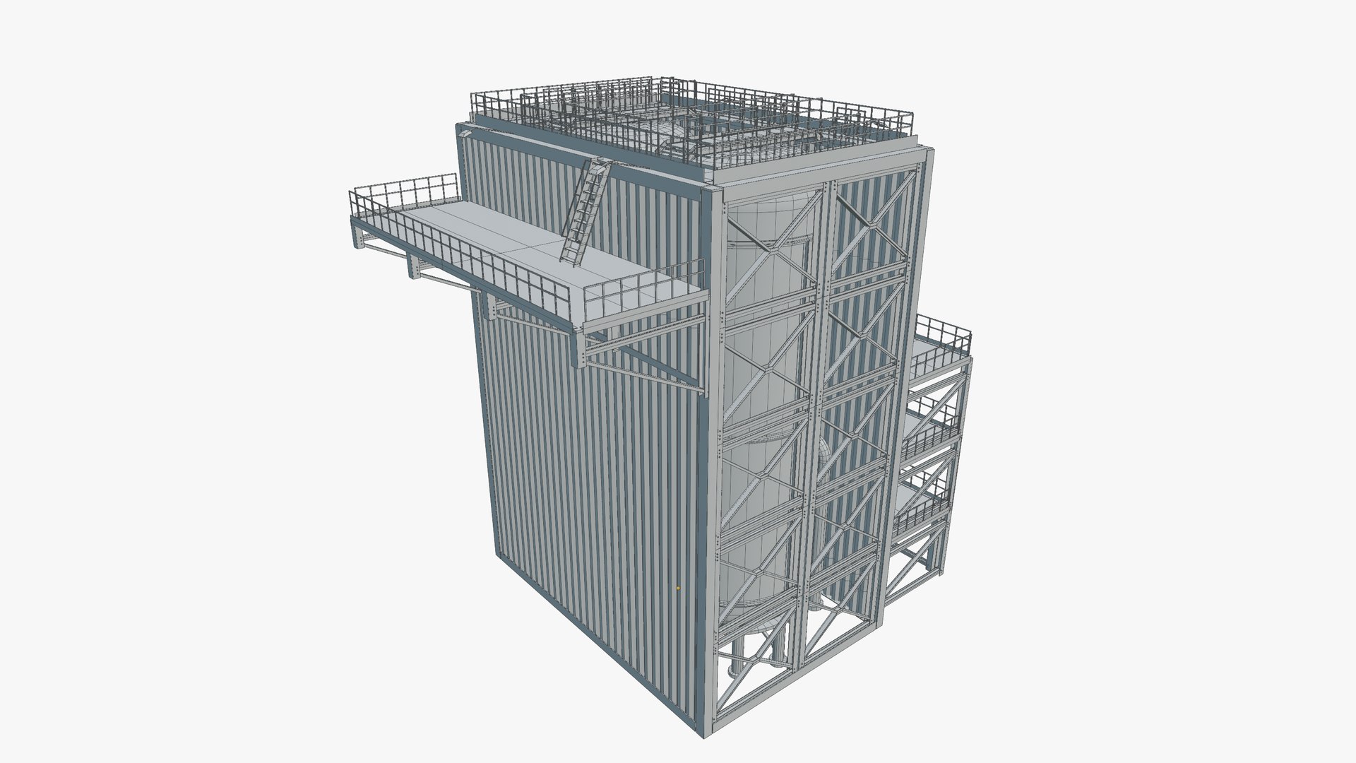 Gas Control Center 3D Model - TurboSquid 1690576