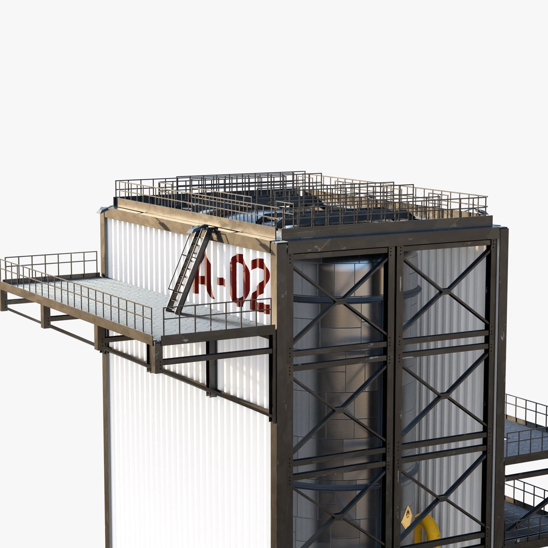 Gas Control Center 3D Model - TurboSquid 1690576