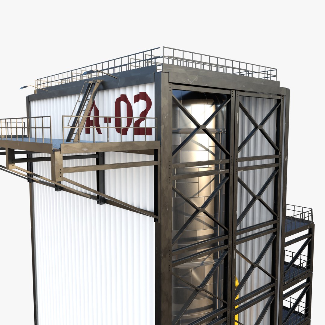 Gas Control Center 3D Model - TurboSquid 1690576