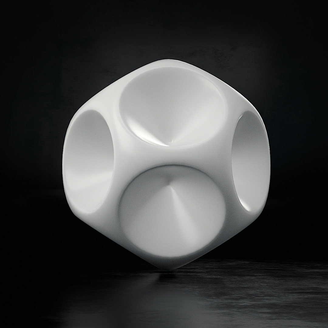 3d 3ds Abstract Voronoi Sphere 02