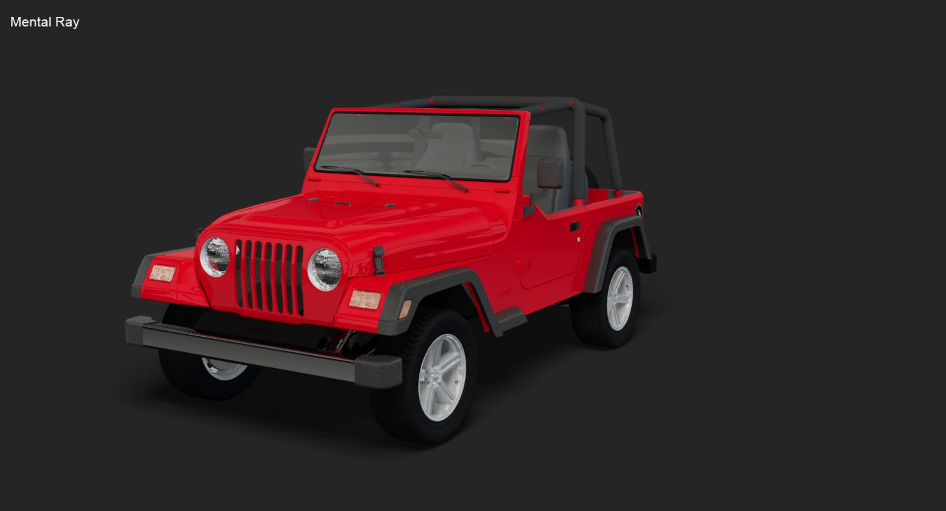 Jeep wrangler tj open 3D model - TurboSquid 1320992