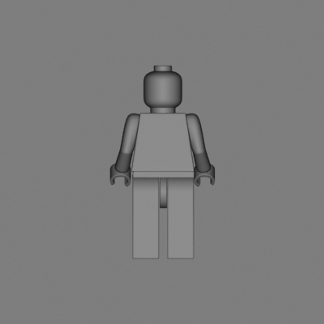 Lego Man 3d Max