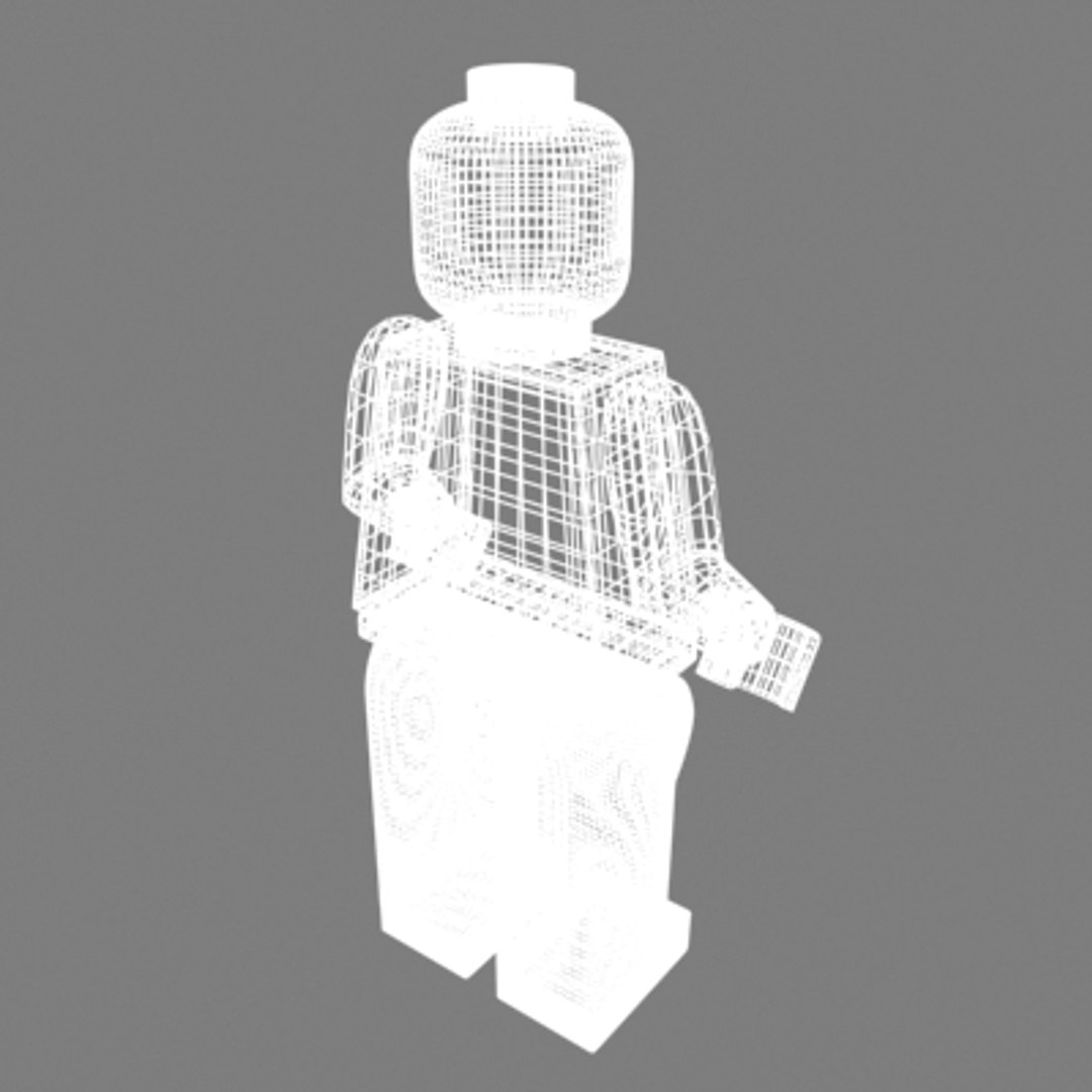 Lego Man 3d Max