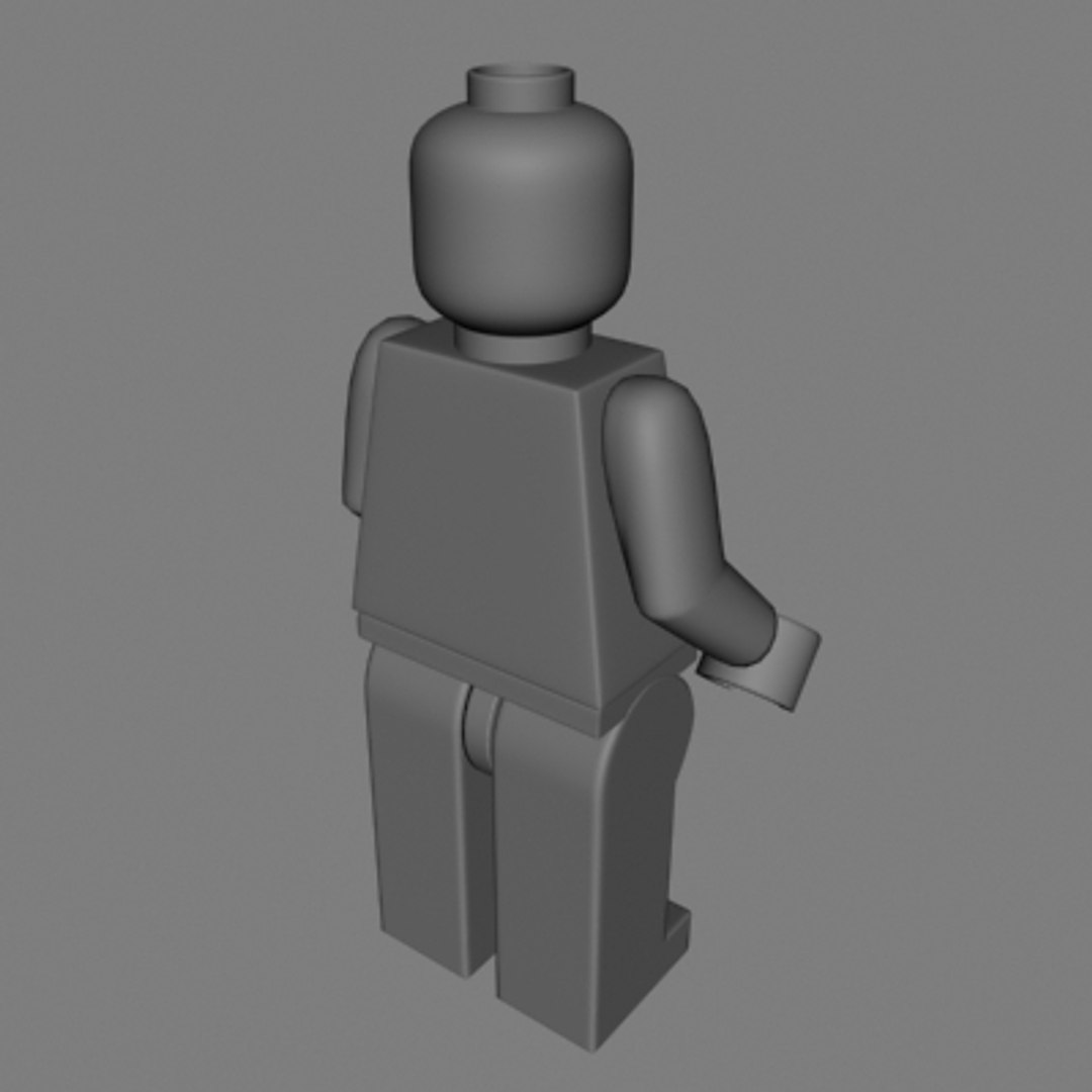 Lego Man 3d Max
