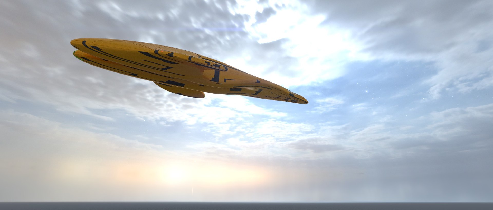 3D Model Passenger Spaceship - TurboSquid 2208058