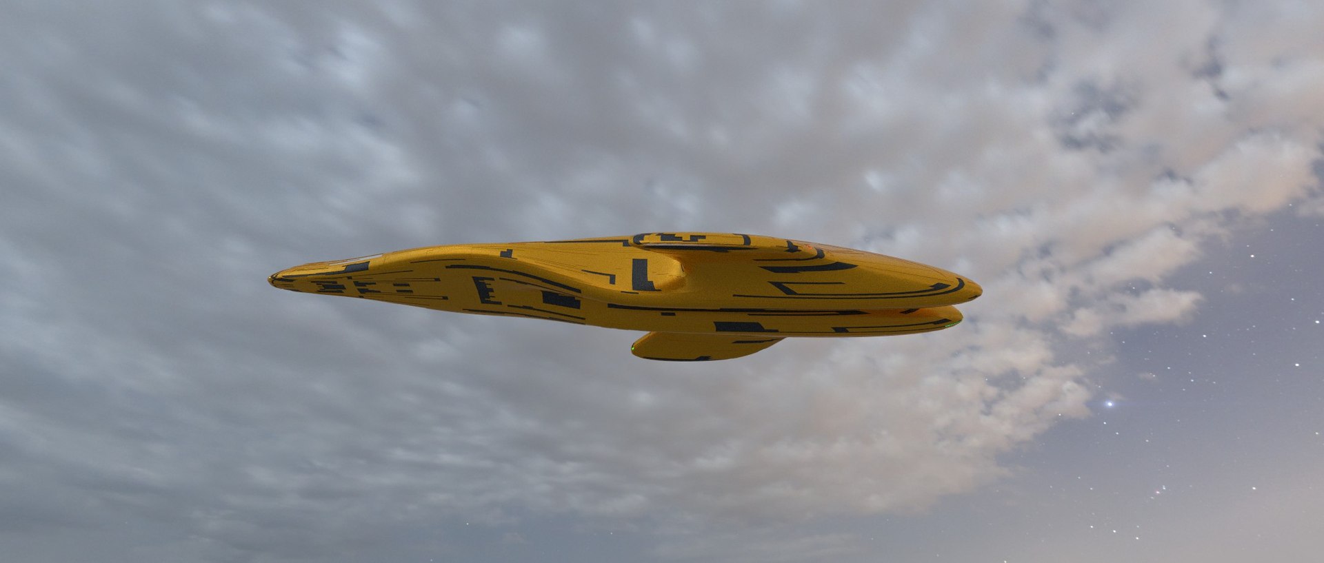 3D Model Passenger Spaceship - TurboSquid 2208058