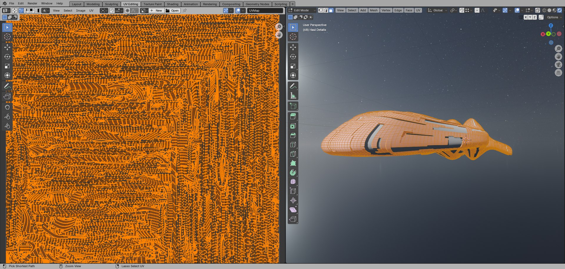 3D Model Passenger Spaceship - TurboSquid 2208058