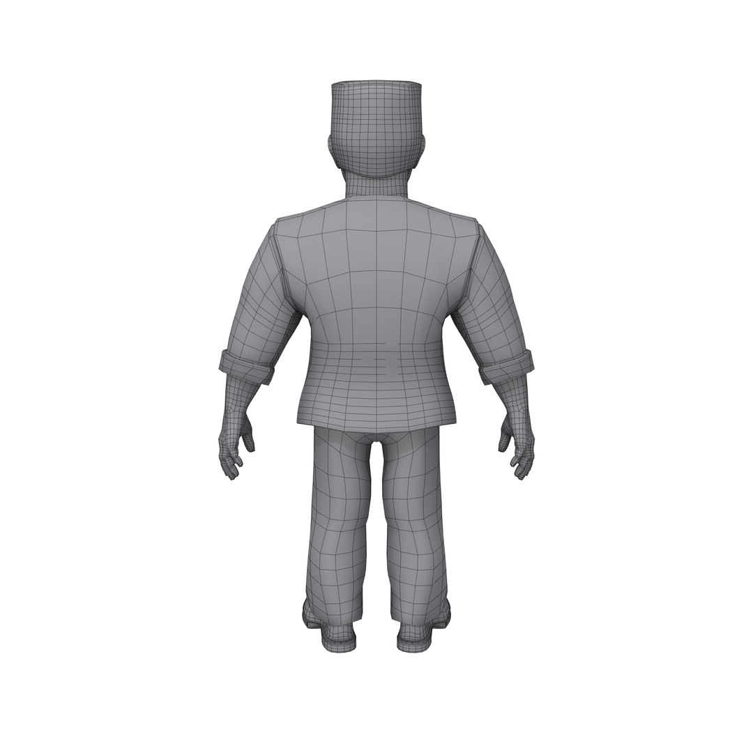 3D Man Cartoon 05 Model - TurboSquid 1751667