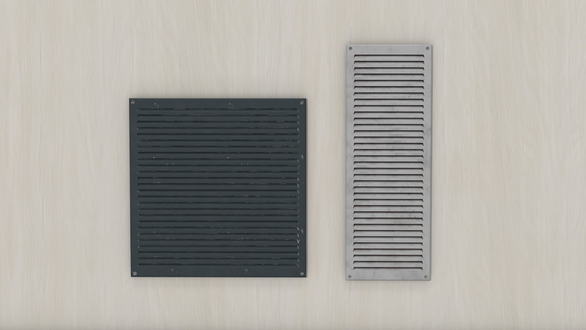 3D Model Wall Vents Set 01 - TurboSquid 2165729