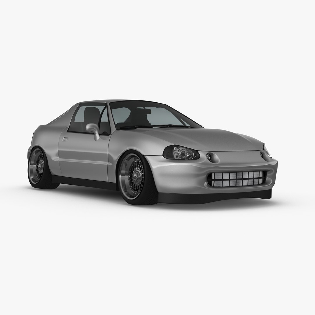 honda del sol 3d max