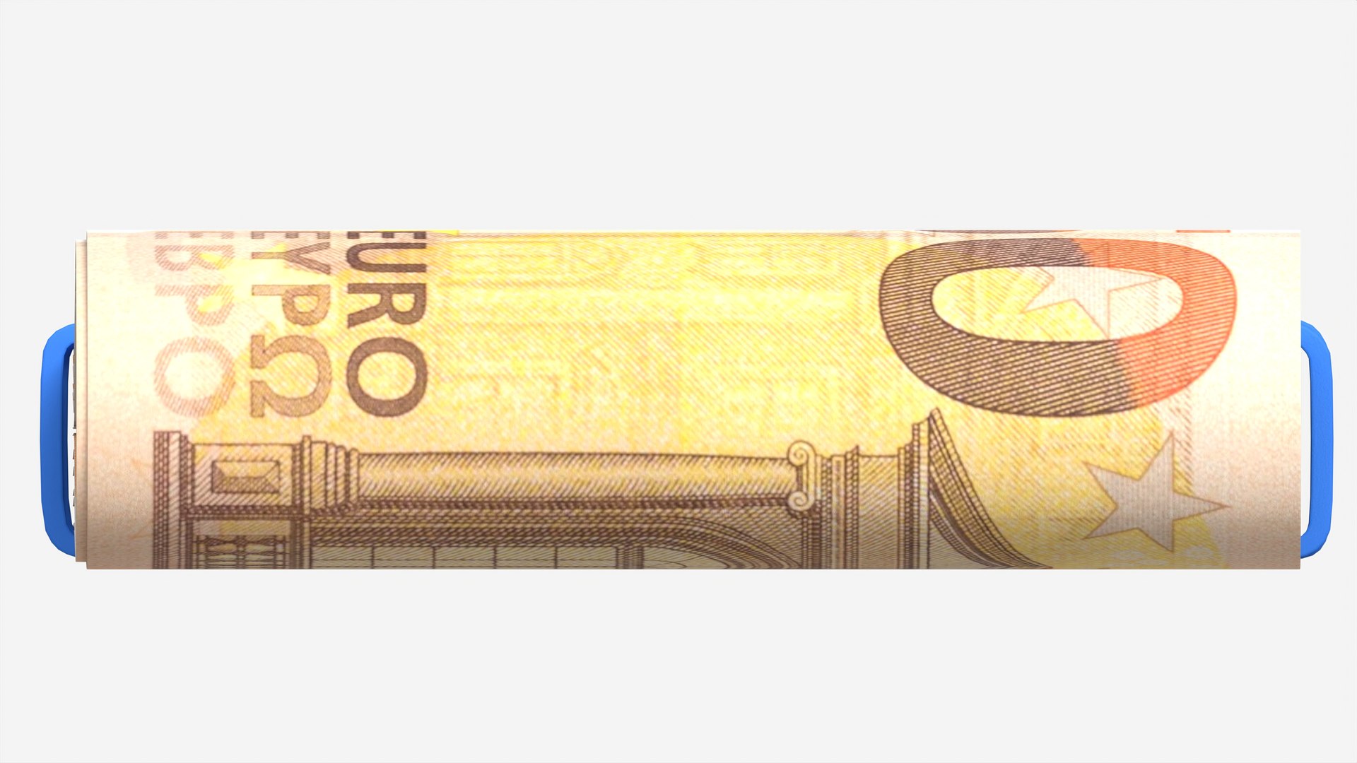 3D Euro banknotes folded and tied 02 - TurboSquid 2107419