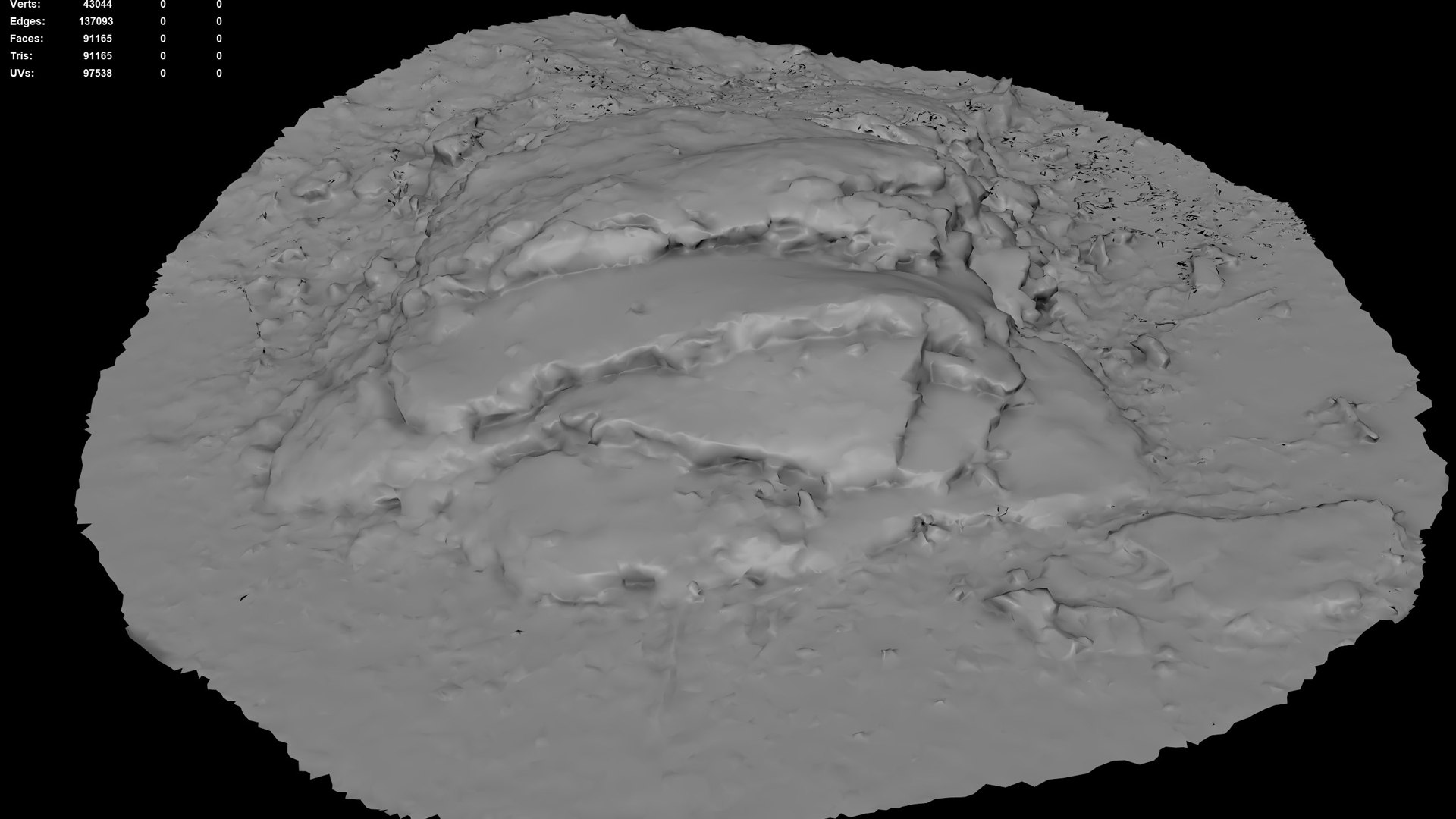 Asphalt Debris Pile Ground Photogrammetry 3D Model - TurboSquid 2275480