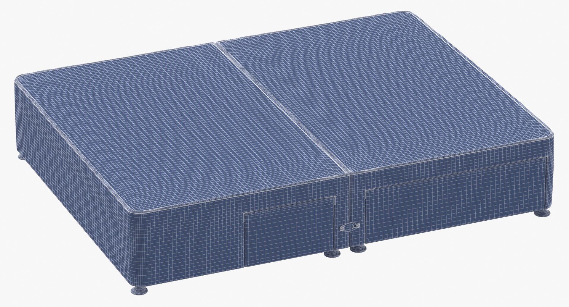 Bed base 08 charcoal 3D model - TurboSquid 1469046