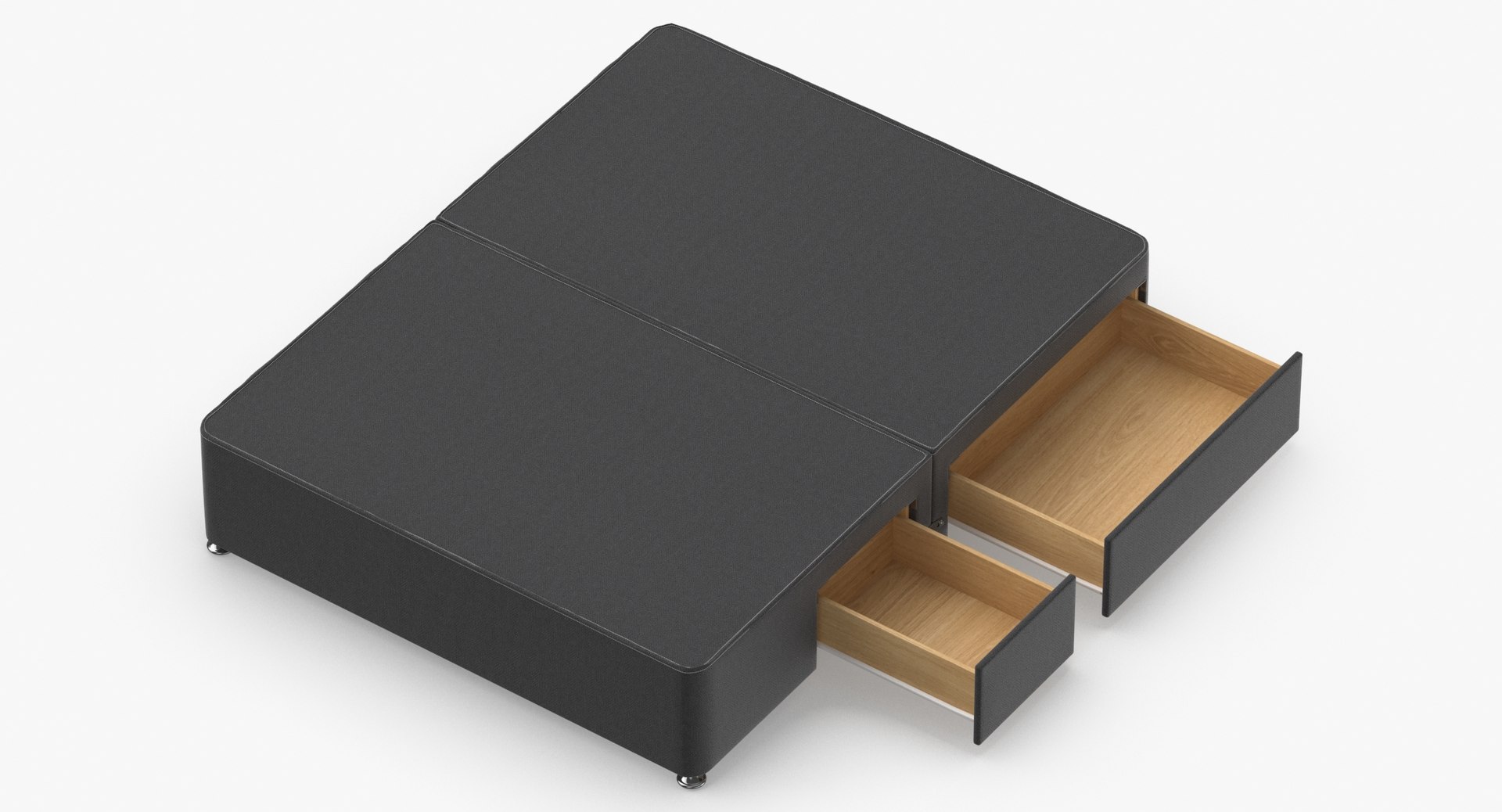 Bed base 08 charcoal 3D model - TurboSquid 1469046