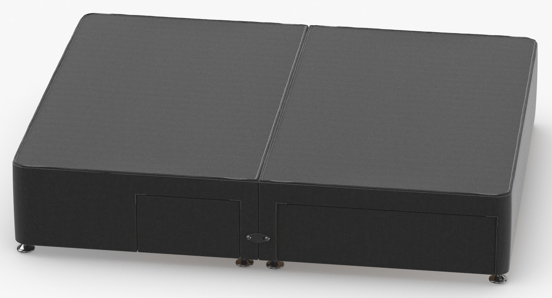 Bed base 08 charcoal 3D model - TurboSquid 1469046