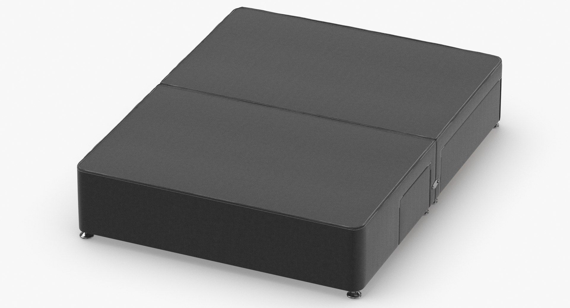 Bed base 08 charcoal 3D model - TurboSquid 1469046