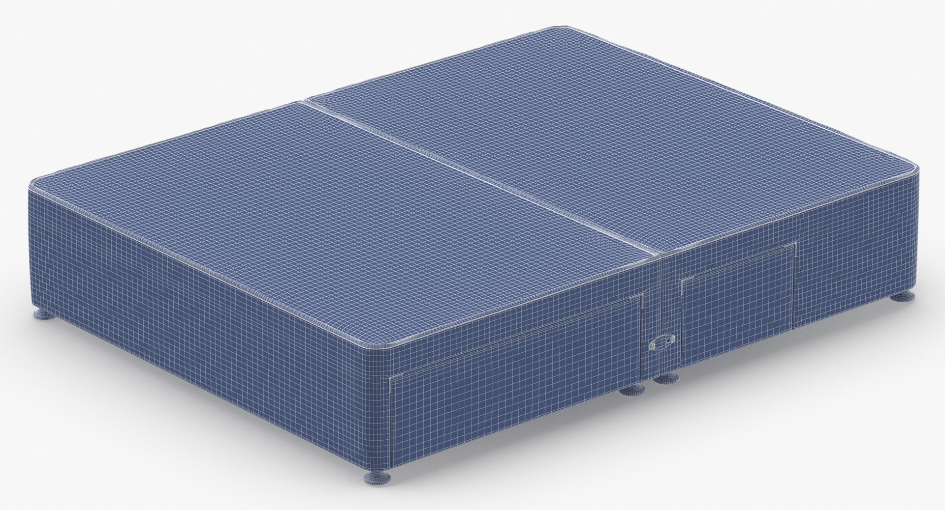 Bed base 08 charcoal 3D model - TurboSquid 1469046