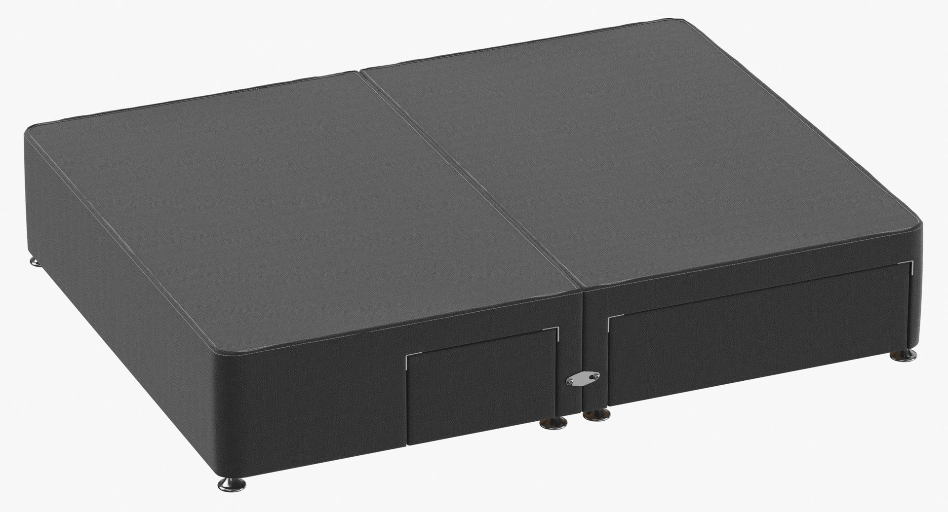 Bed base 08 charcoal 3D model - TurboSquid 1469046